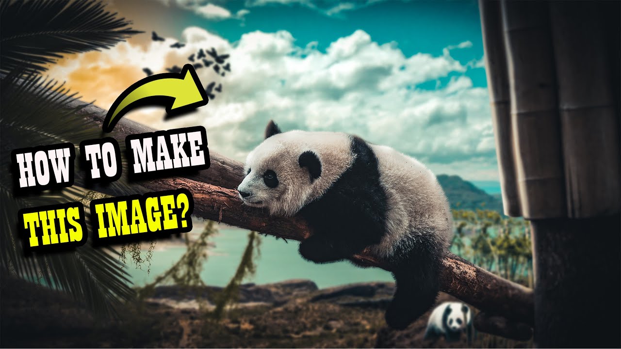 POSTER PANDA | PHOTOSHOP TUTORIAL - YouTube