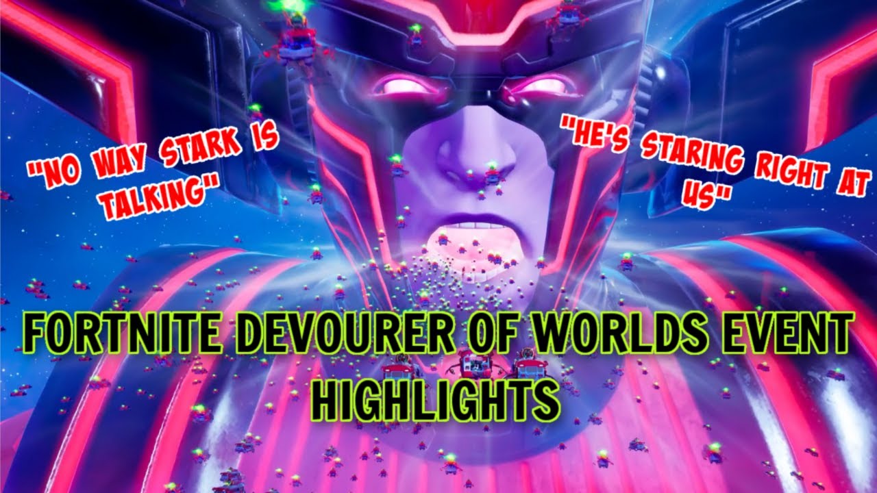 Fortnite: Devourer of Worlds Event Highlights - YouTube