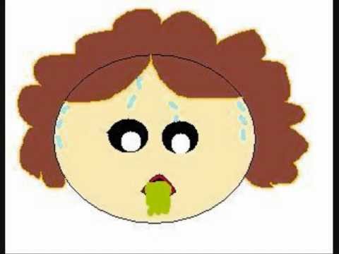 Chewing and vomiting sound effect with animation - YouTube