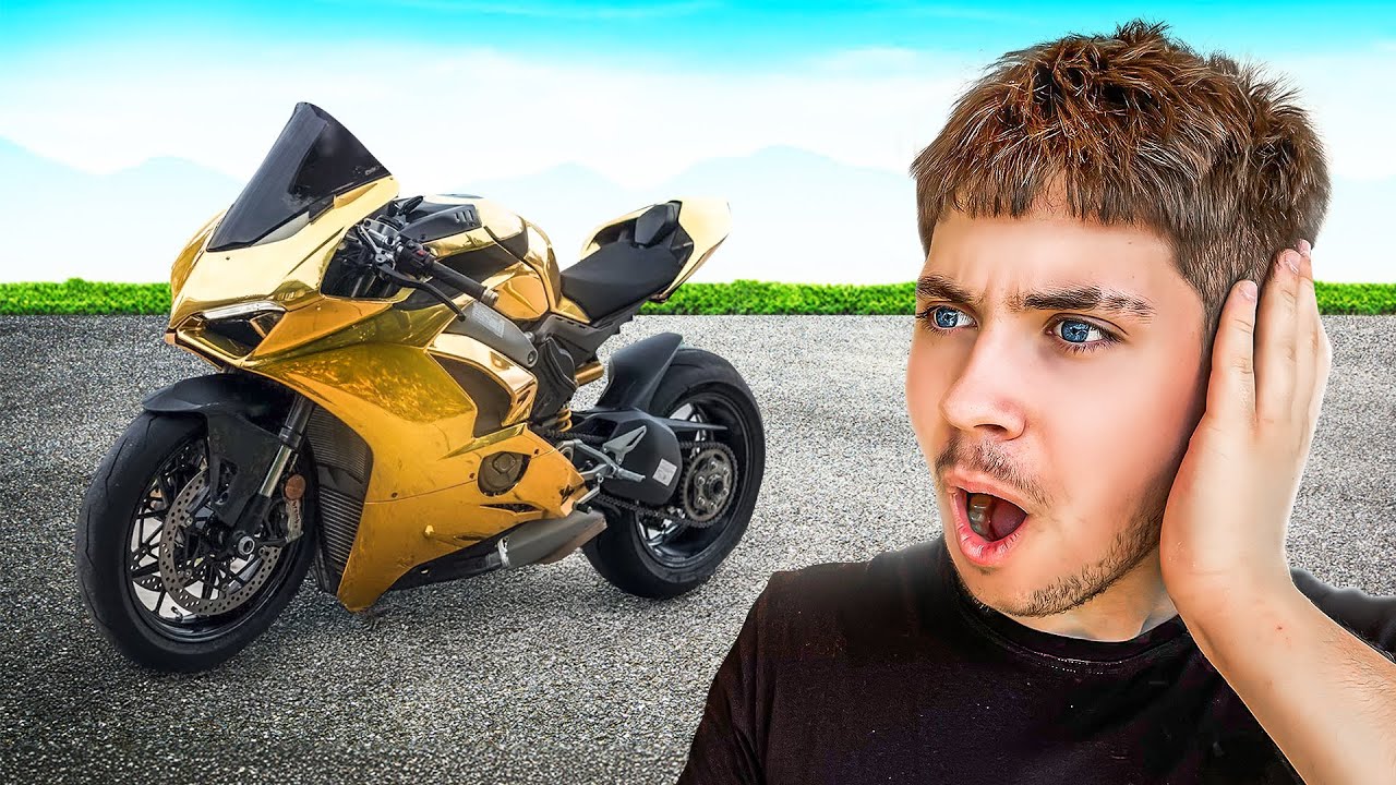 KUPIO SAM STEVANU PRVI MOTOR! - YouTube