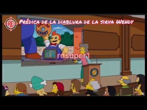 Los Simpson Prédica de la diablura de la sierva Wendy #memes #humor # ...