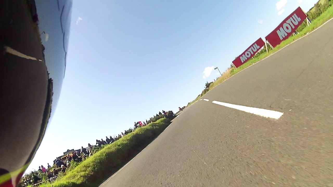 Manx GP 2018 Senior race onboard with Ben Shuttlewood - YouTube