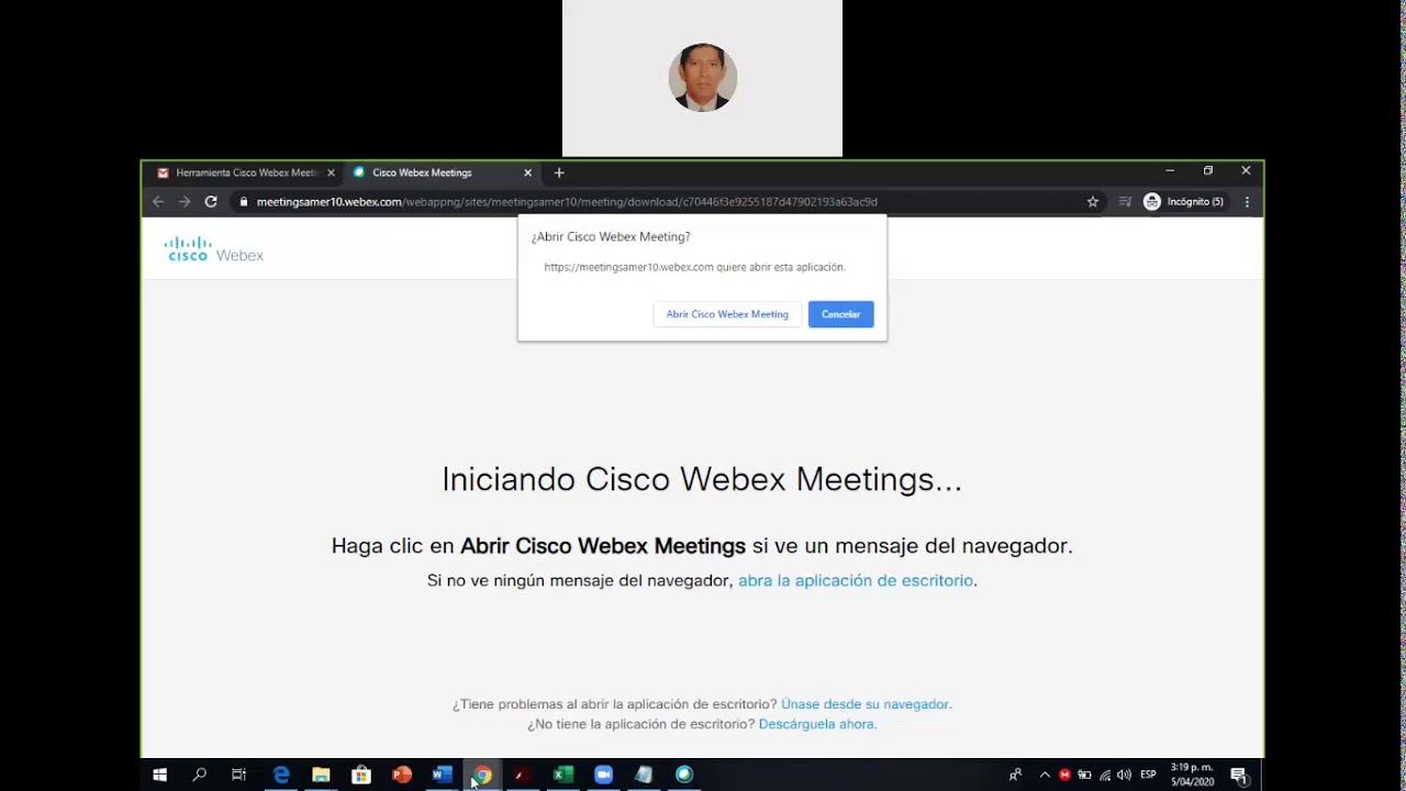 descarga e instalacion CISCO WEBEX - YouTube