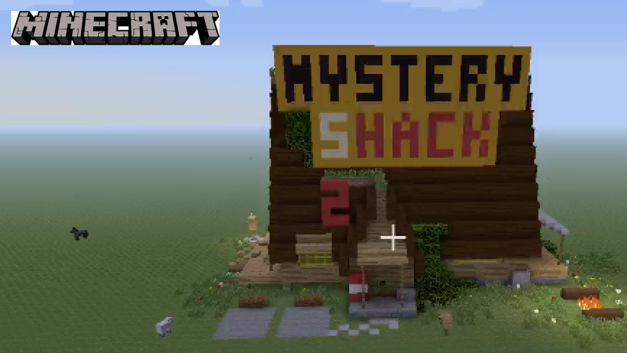 Building Cartoon Houses - Minecraft Mystery Shack - Sub For A Shoutout ...