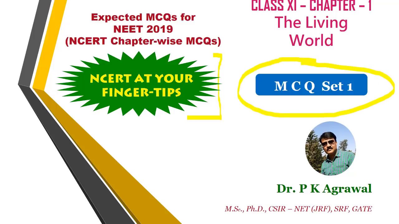 NCERT at Your Finger tips : Selected MCQs from NCERT Chapter 1 Class XI ...