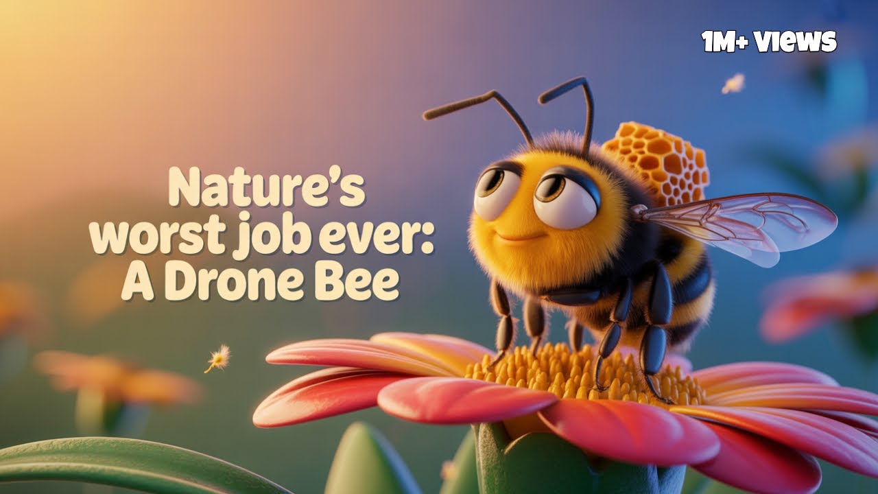 Nature’s Worst Job Ever A Drone Bee | Kids Story Tales | Story of Honey ...