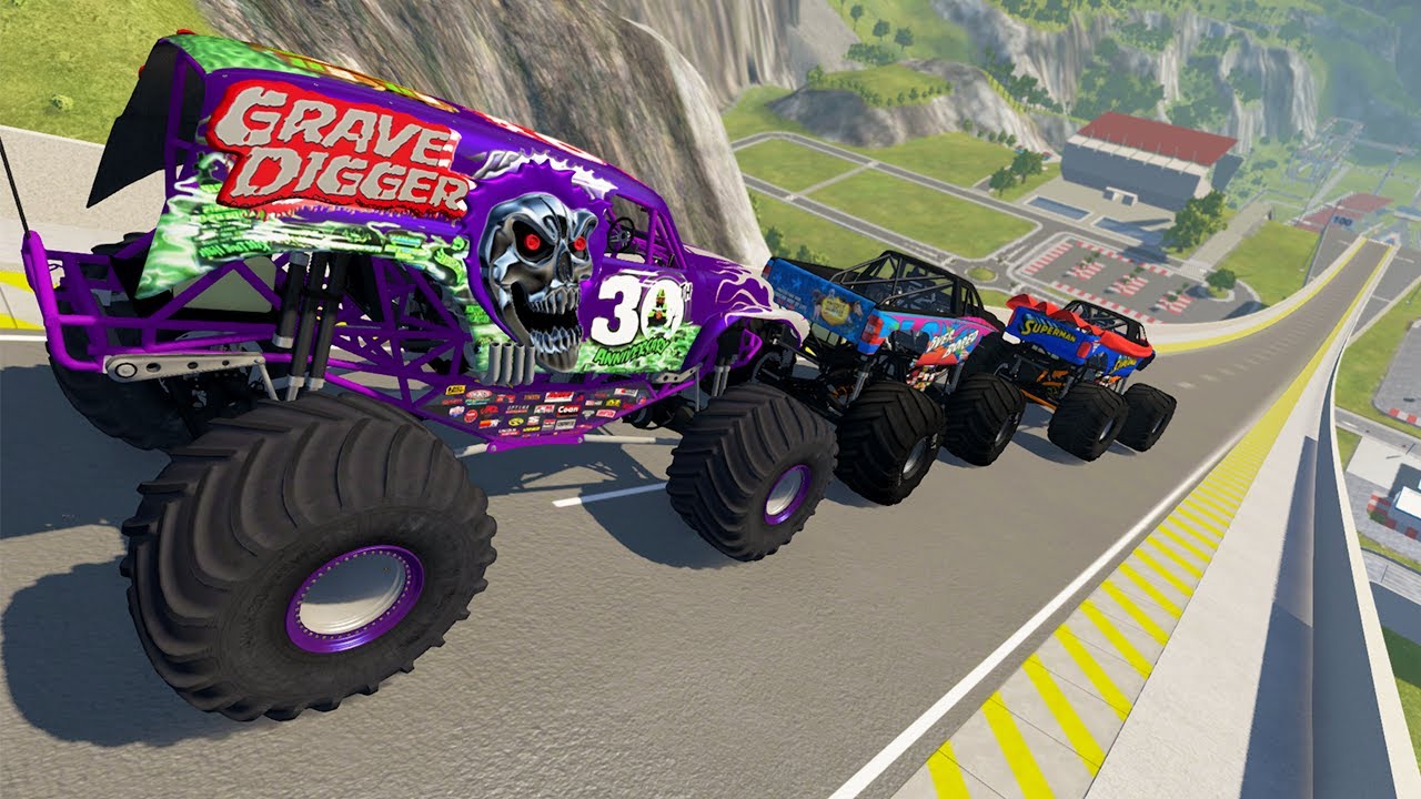 Epic High Speed Jumps #13 - BeamNG Drive | Griff's Garage - YouTube