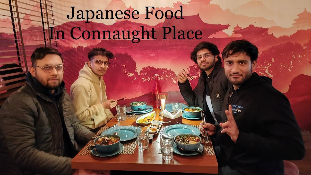 We Tried Japanese Food in Connaught Place | Mount Fuji Restaurant - YouTube