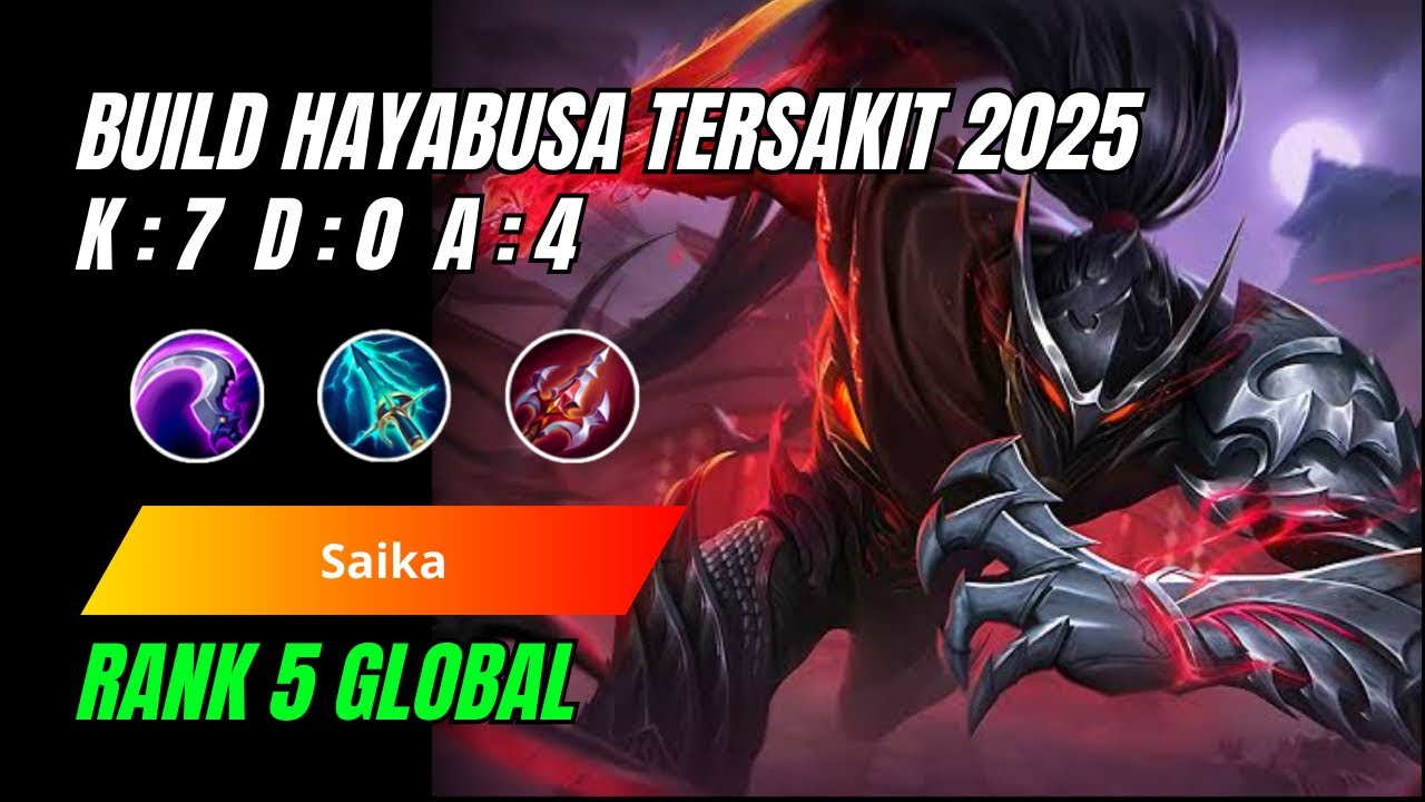 Best Build Hayabusa 2025 - Build Hayabusa Tersakit 2025 - Gameplay ...
