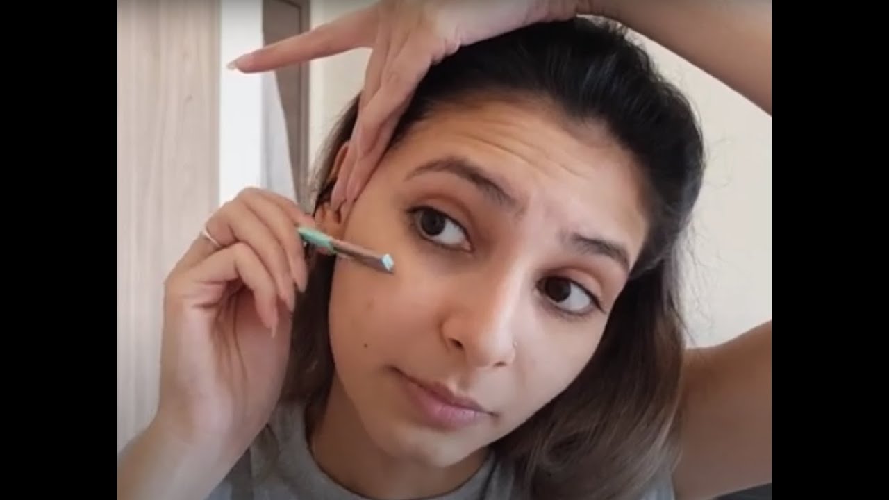 Shaving My Face | Clear Skin Using Tinkle Razors - YouTube