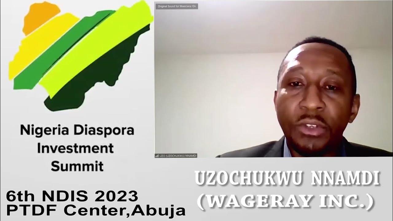 UZOCHUKWU NNAMDI @6th Nigeria Diaspora Investment Summit - YouTube