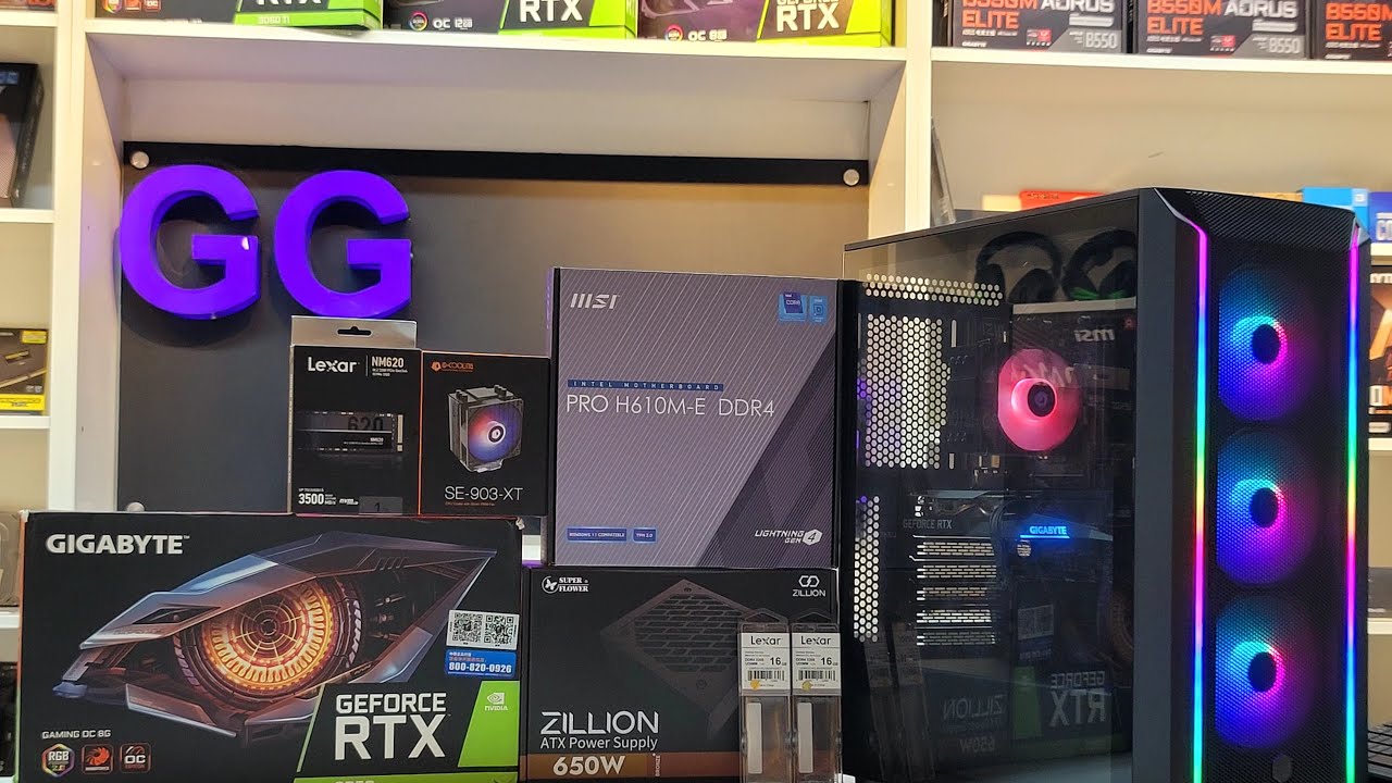 200K GAMING PC I5 12400F + RTX 3050 8 GB - YouTube