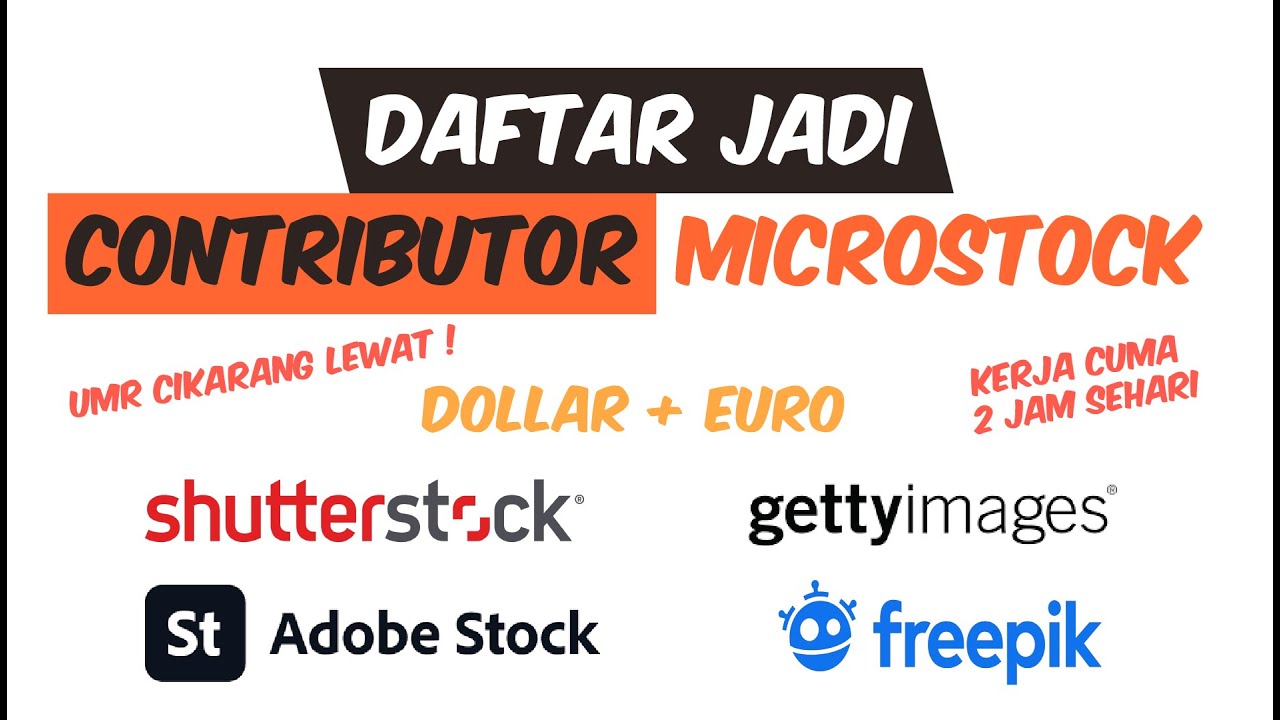 Cara daftar jadi contributor microstock - pemula yang sering nyasar ...