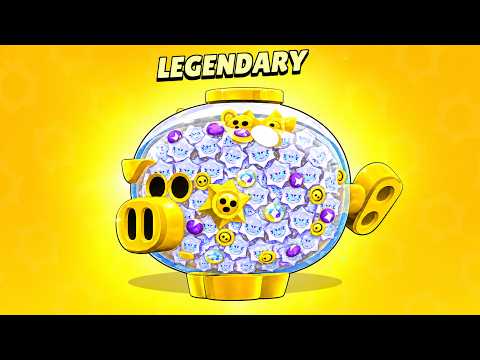 I OPENED A MEGA PIG FULL OF LEGENDARY STARR DROPS! 😱🐷 BRAWL STARS NEW UPDATE 🔥