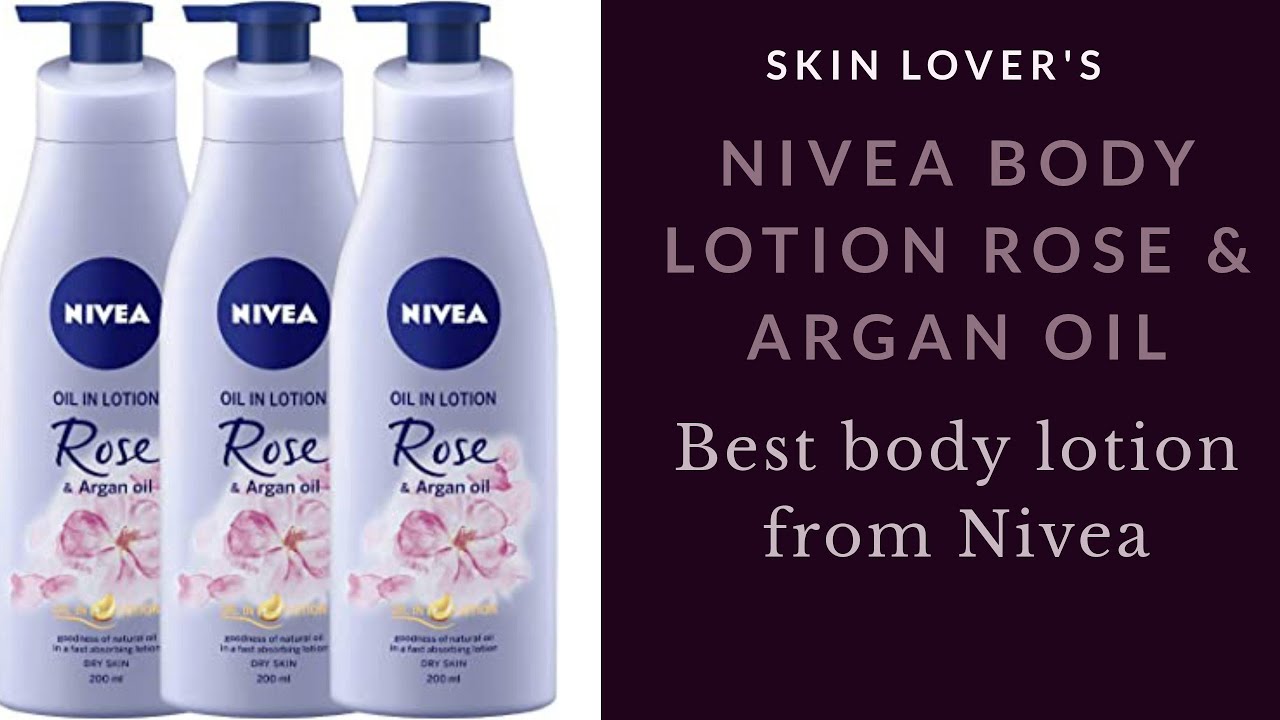Nivea body lotion with Rose & argan oil review. - YouTube