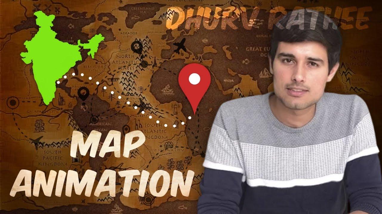 Dhruv Rathee Map Animation | Dhruv Rathee Like Map Animation ...