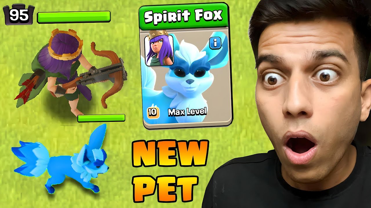 We Got New Hero Pet Spirit Fox in Clash of Clans - YouTube