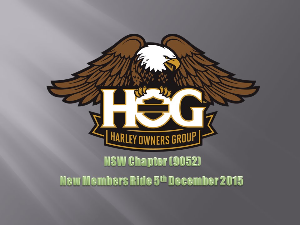 Harley Owners Group NSW Chapter New Members Ride 5th Dec 2015 - YouTube