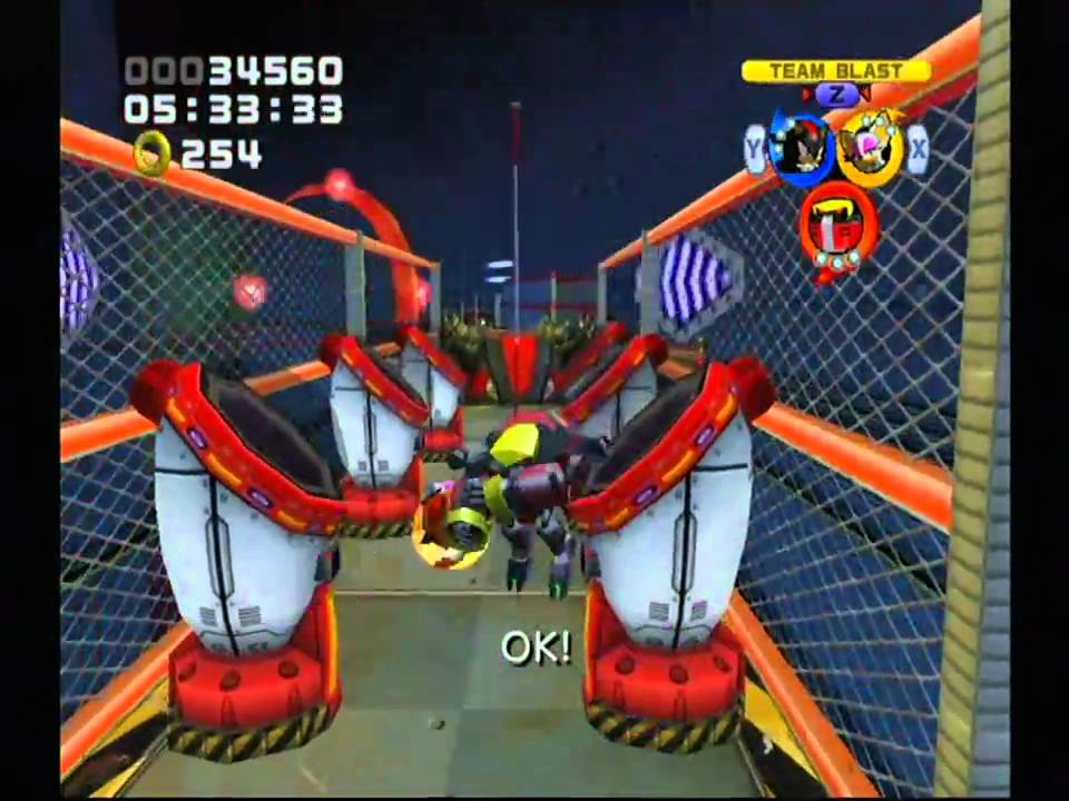 Sonic Heroes (GC) Team Dark Bullet Station Mission 2 A Rank - YouTube
