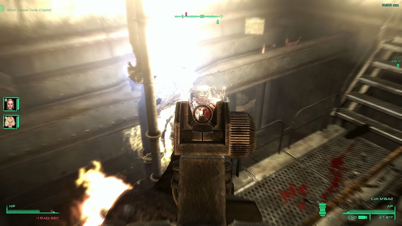 8 minutes of Fallout 3 modded gun combat gameplay (TTW) - YouTube