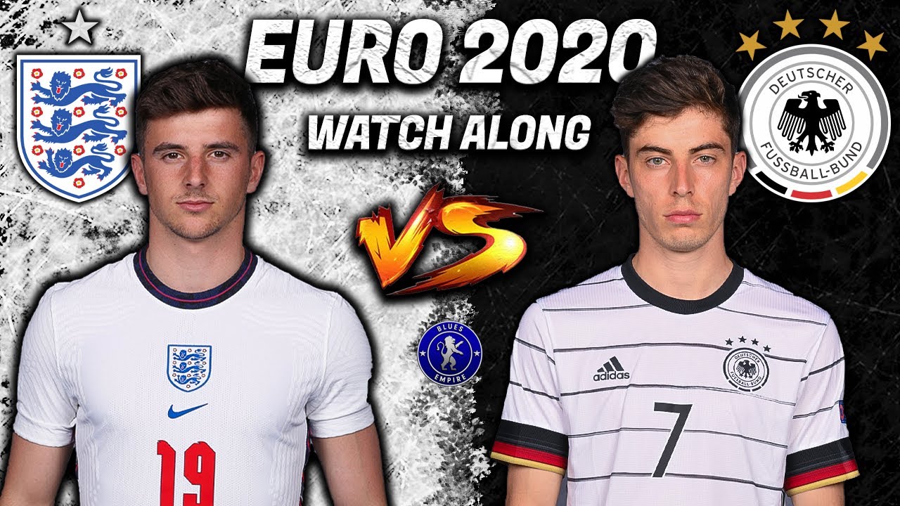 England vs Germany | EURO 2020 Live Watch Along - YouTube