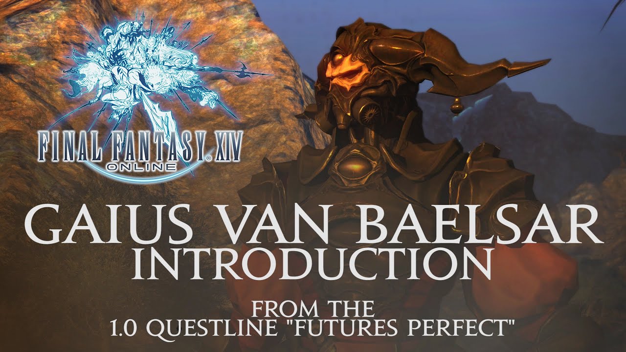 FFXIV 1.0 Lore Cutscene - Gaius van Baelsar's Introduction (60fps, HD ...