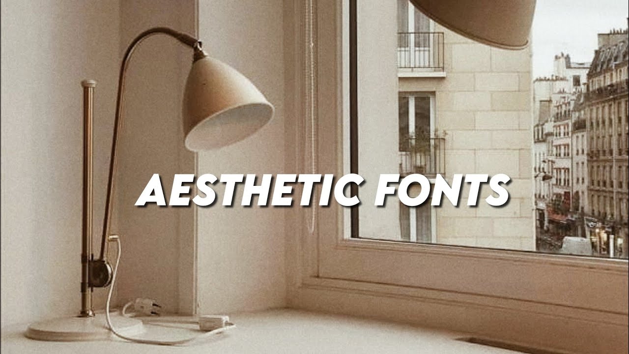 30 Aesthetic Fonts You should use 2020 | With links! - YouTube