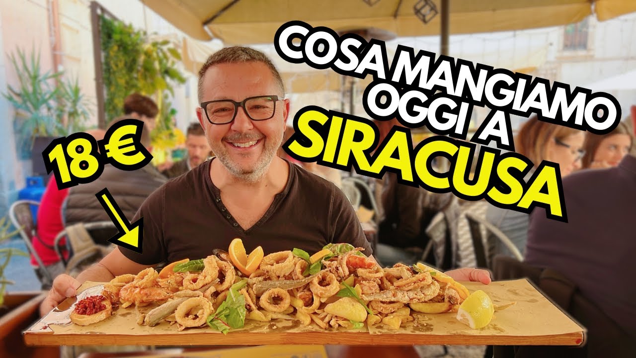 🍊 SIRACUSA 🇮🇹: Street Food a ORTIGIA con 18€! Cosa MANGIAMO OGGI in ...