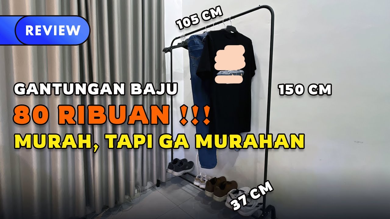 Rekomendasi Stand Hanger Display Baju atau Gantungan Pakaian Portable ...