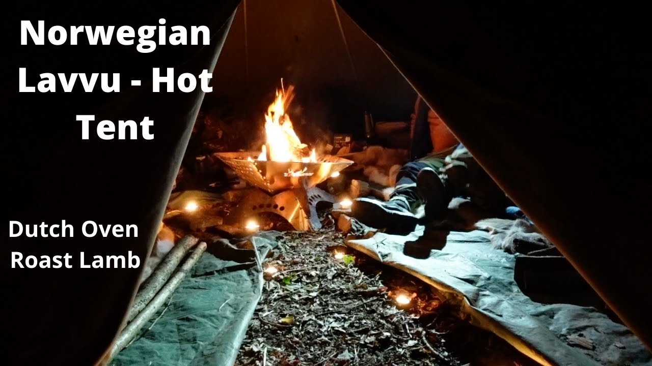 ULTIMATE HOT TENT, OPEN FIRE HEATING - YouTube