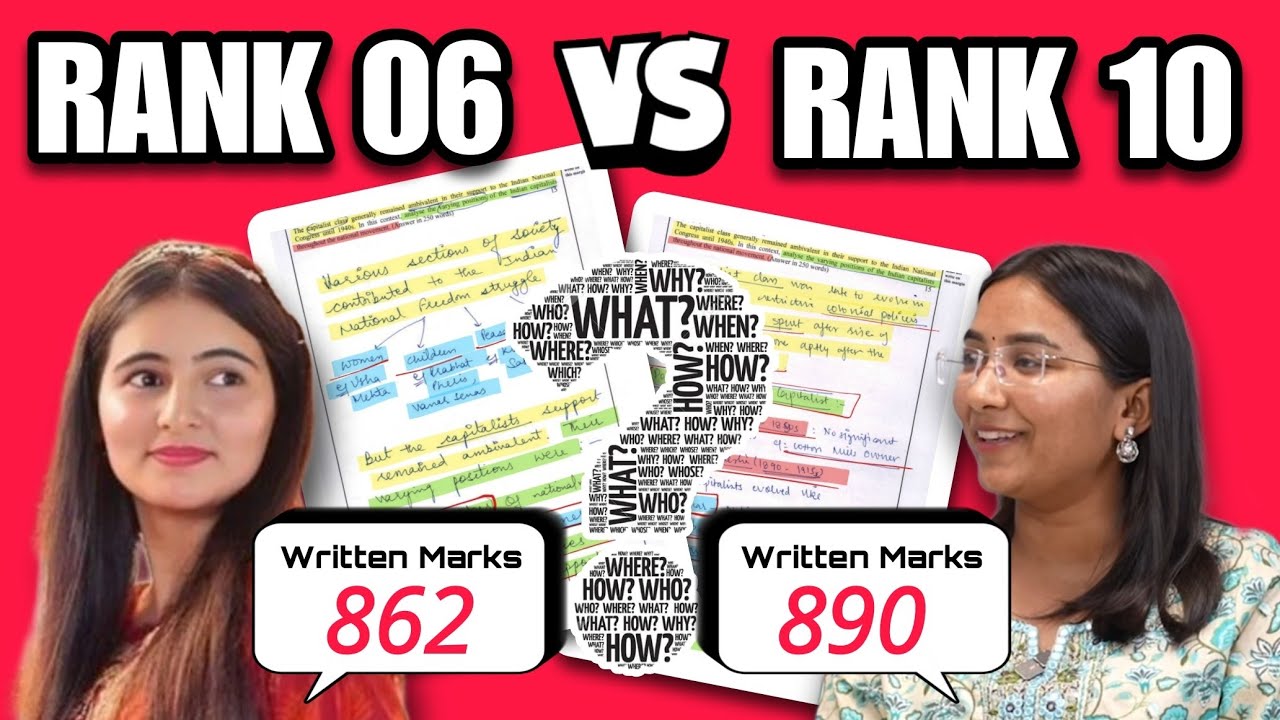 GS 1 | UPSC Mains: Rank 6 vs Rank 10 Answer Writing Breakdown GS 1 # ...