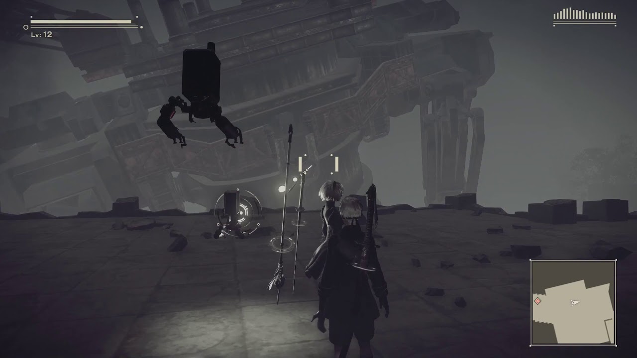 Nier Automata-Goliath Boss Fight - YouTube