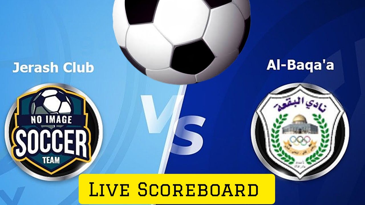Jerash FC vs Al-Baq's Live Soccer ⚽️ Jordan League Division 1 - YouTube
