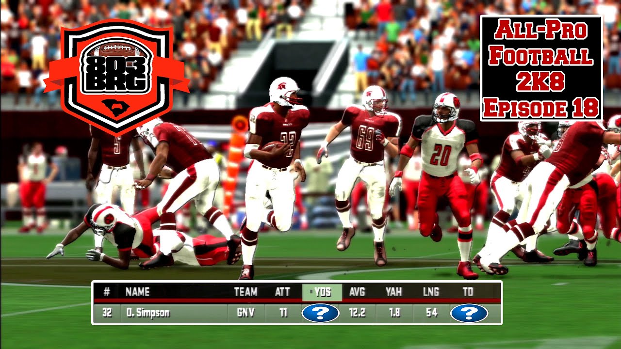 "PLAYOFF PARTY" ALL PRO FOOTBALL 2K8 EP. 18 - YouTube