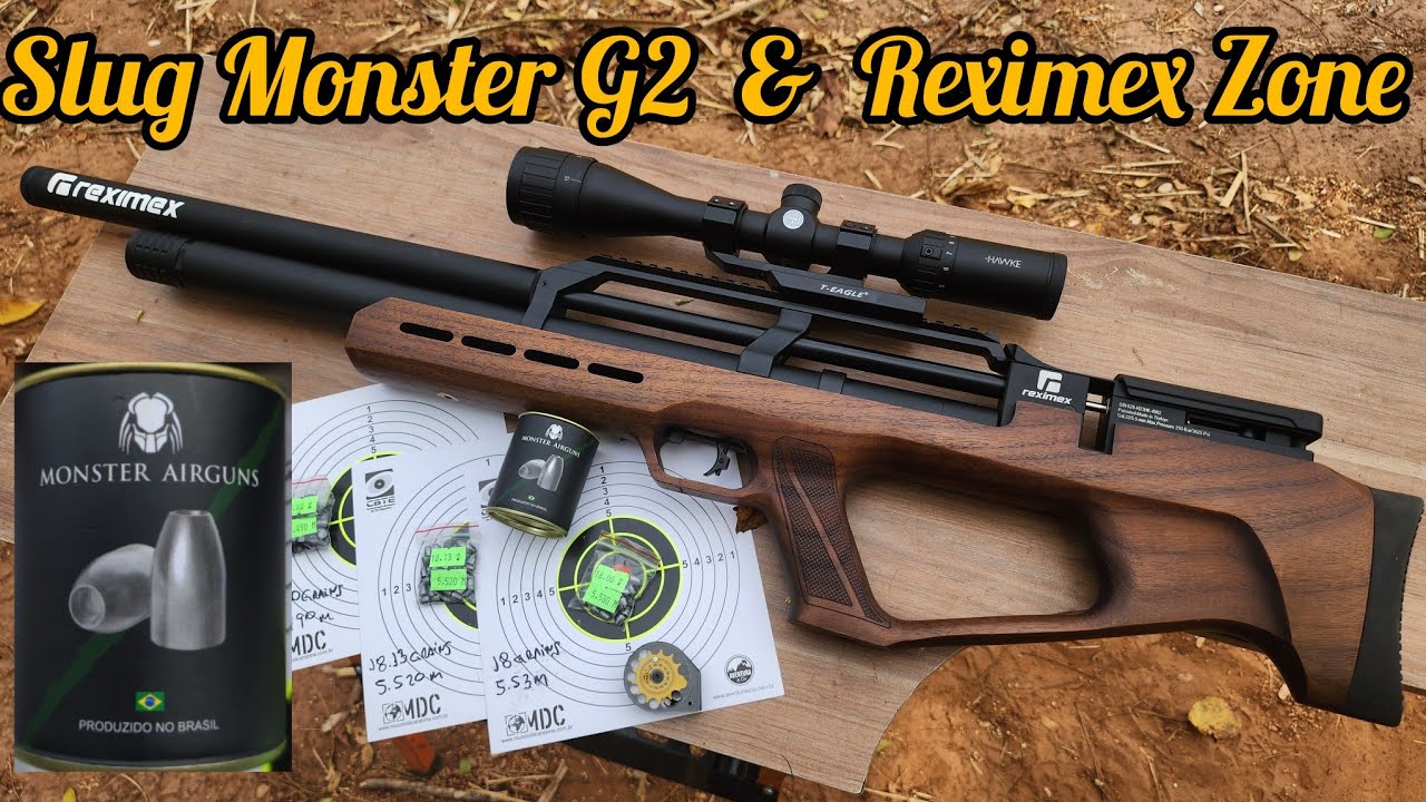 SLUG MONSTER G2 REXIMEX ZONE LUNETA HAWKE AGRUPAMENTO E ESCOLHA DE SLUG ...