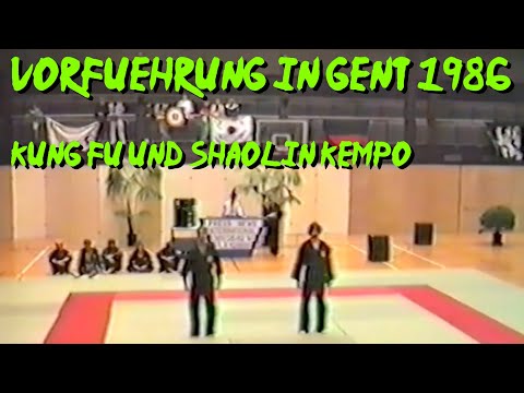 Vorführung Gent / Belgien 1986 - Kung Fu & Shaolin Kempo | Euregio Karate Nordhorn e.V.