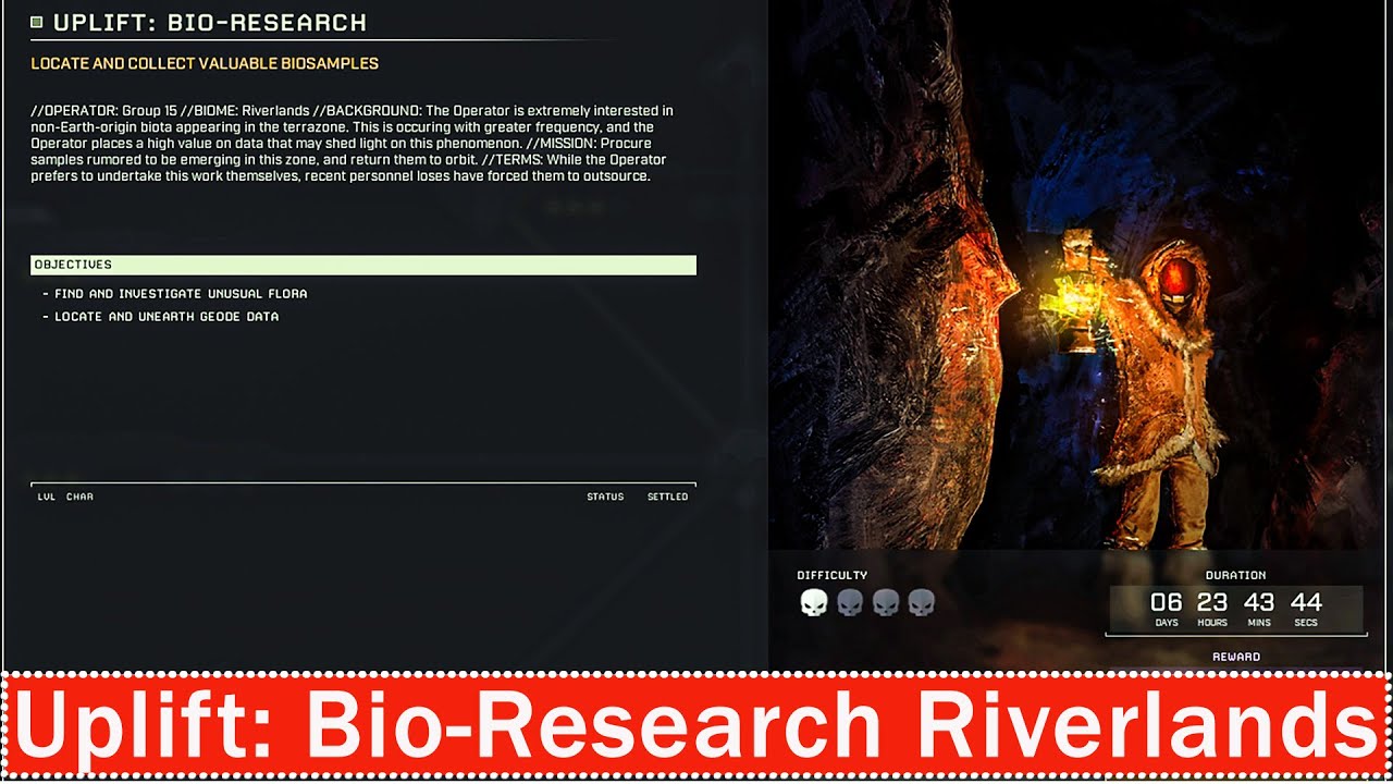 ICARUS First Cohort: Uplift Bio-Research: Riverlands: Part 23 - YouTube