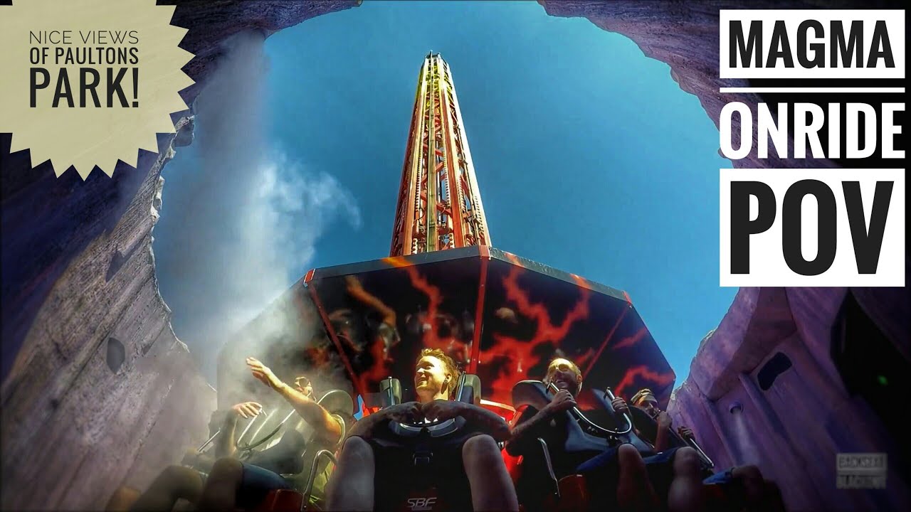 Magma - Paultons Park (On-ride POV 1080p 60fps) - YouTube