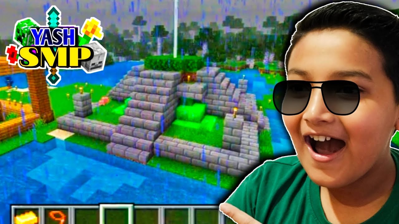 MAKING THE PIRAMID BEACON | MINECRAFT | YASH SMP 😱😱 PART-2 😱 - YouTube
