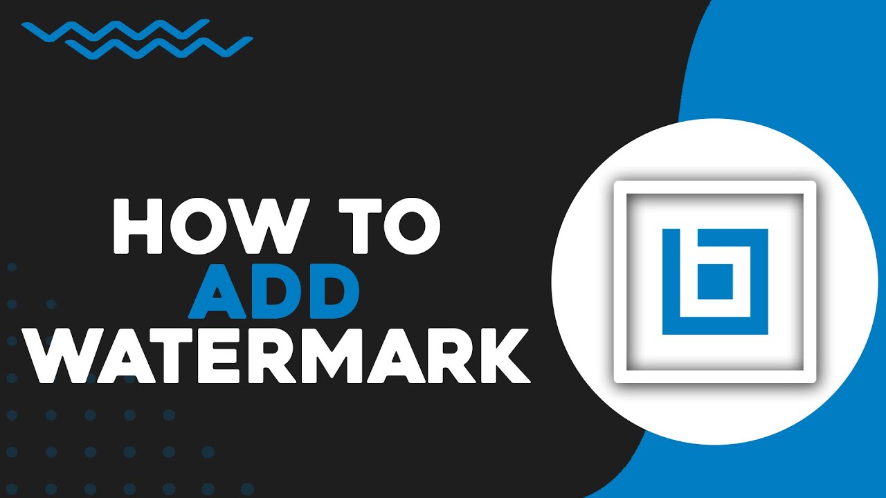How To Add Watermark in Bluebeam (Easiest Way) - YouTube