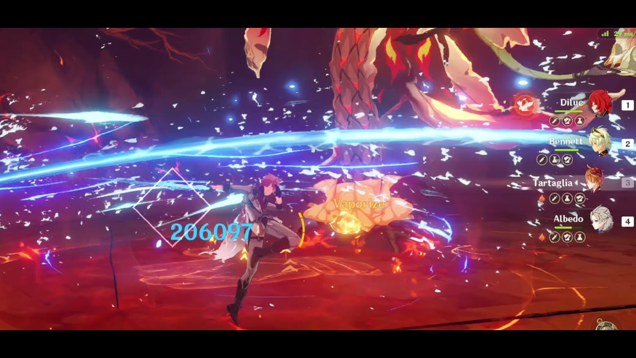 Genshin Impact: Over 200k Vaporize Childe Burst - YouTube