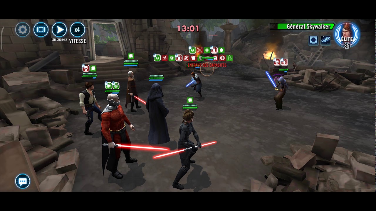 SWGOH gc sith 30 stun - YouTube