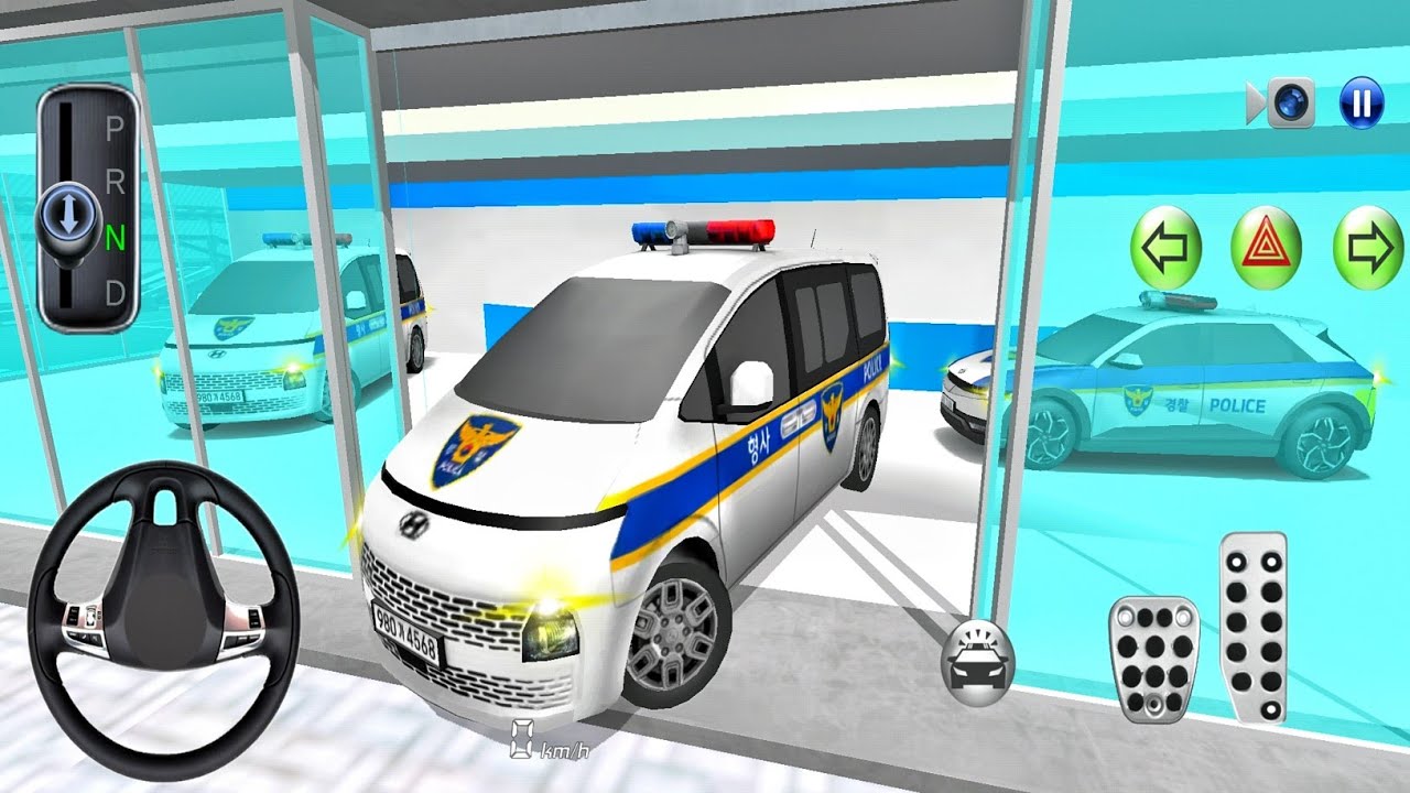 New Police Van Hyundai Staria in The Showroom 3D Driving Class 2025 Car ...