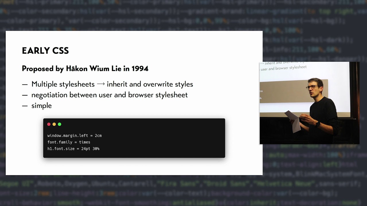 CSS-in-Vienna #2 – history: is !important; by Oliver Spies - YouTube