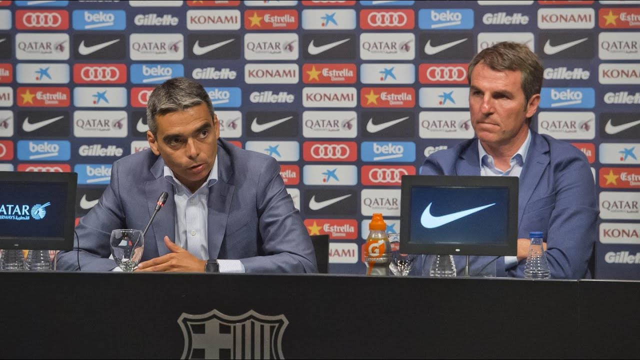 Press conference with Albert Soler and Robert Fernández - YouTube