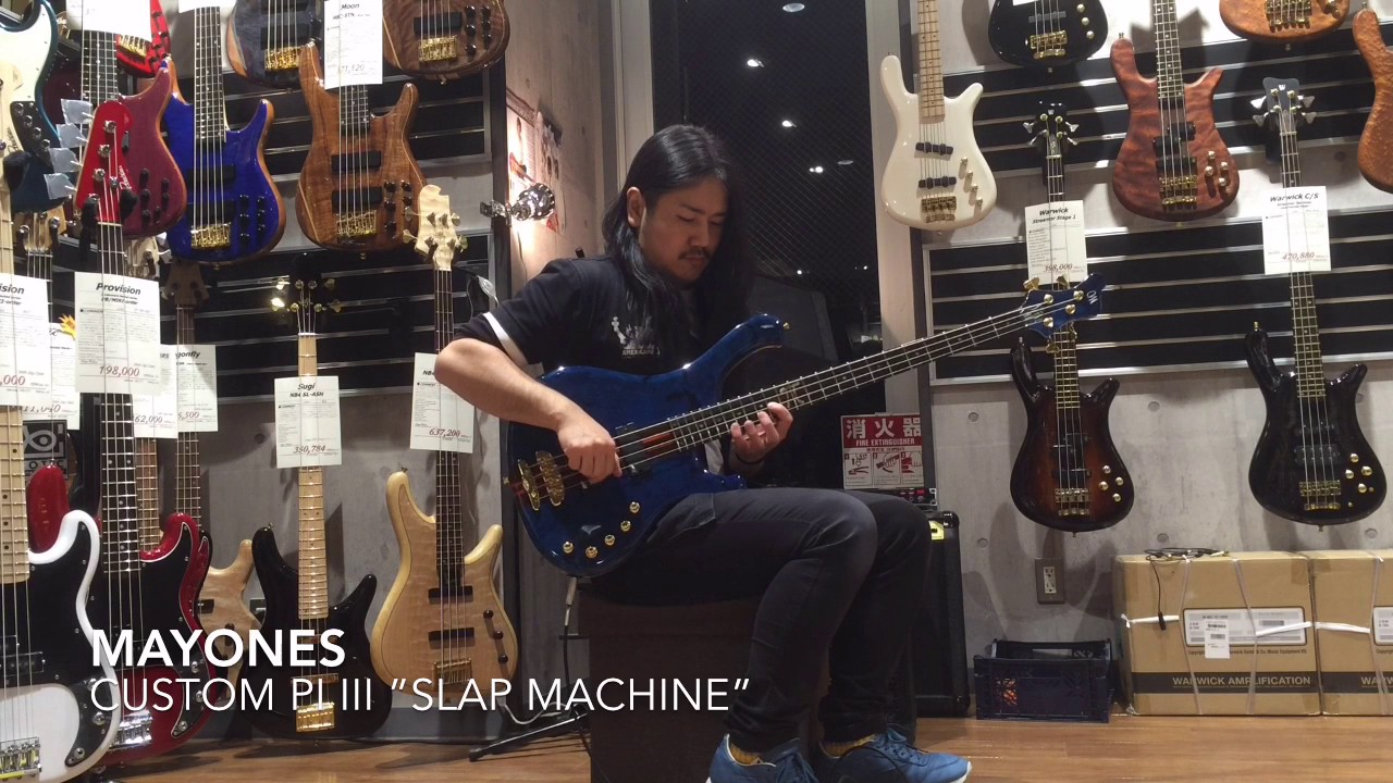 Mayones Custom Pi III ”slap machine” - YouTube