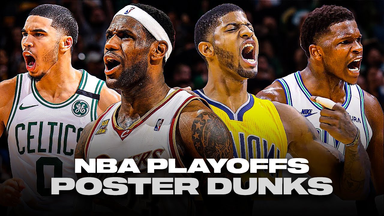 LEGENDARY Playoff Poster Dunks in the NBA 😮‍💨 - YouTube