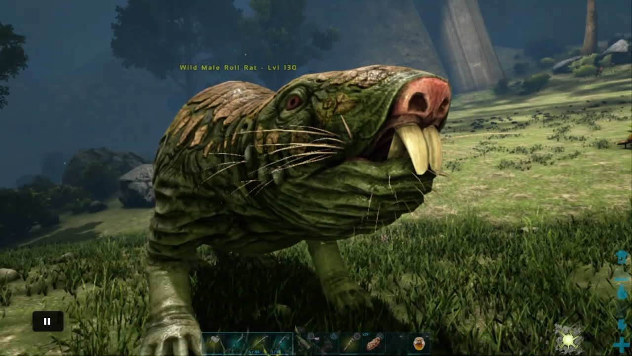 ARK: Survival Evolved Day 338 on Valguero trying to tame a Roll Rat ...