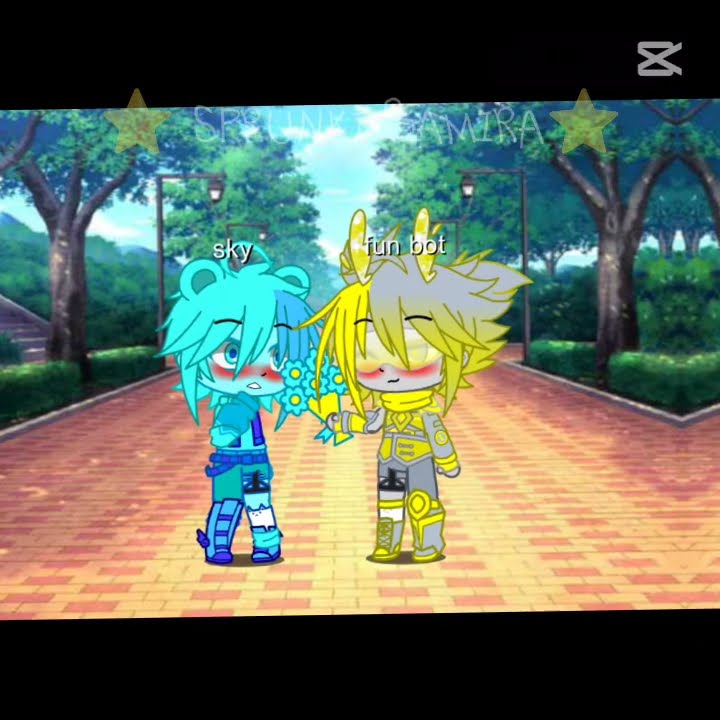 fun bot x sky (sprunki ship) 🩵💛 - YouTube
