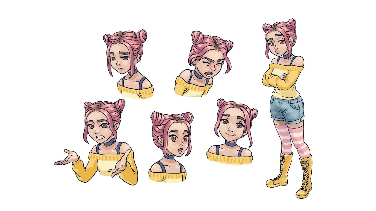 How to create your own character design - YouTube